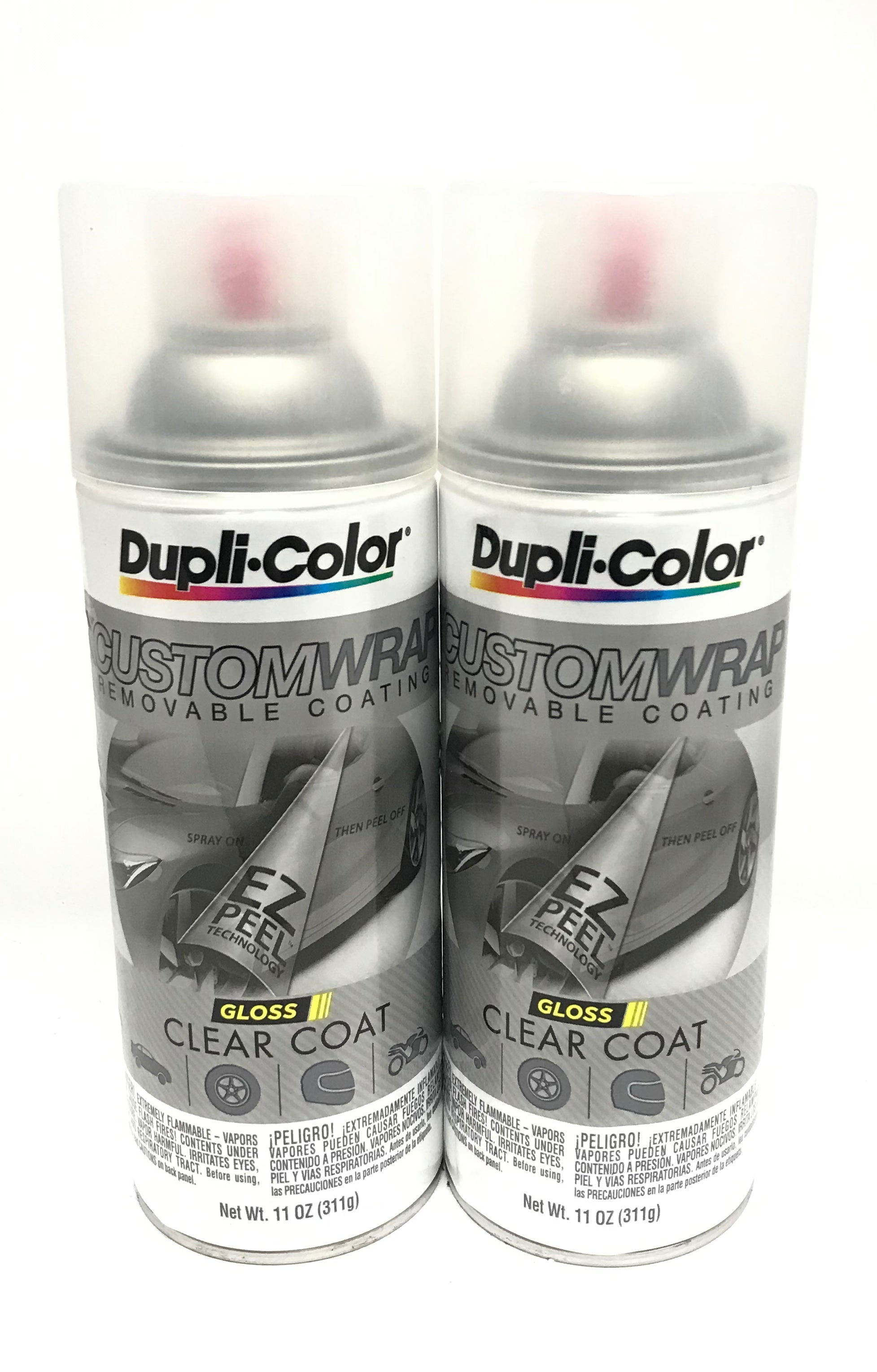 Duplicolor CWRC901 - 2 Pack Custom Wrap Removable Paint Gloss Clear ...