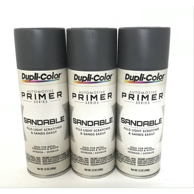 Duplicolor DAP1692-3 PACK GRAY HOT ROD Sandable Filler Primer - 12 oz ...