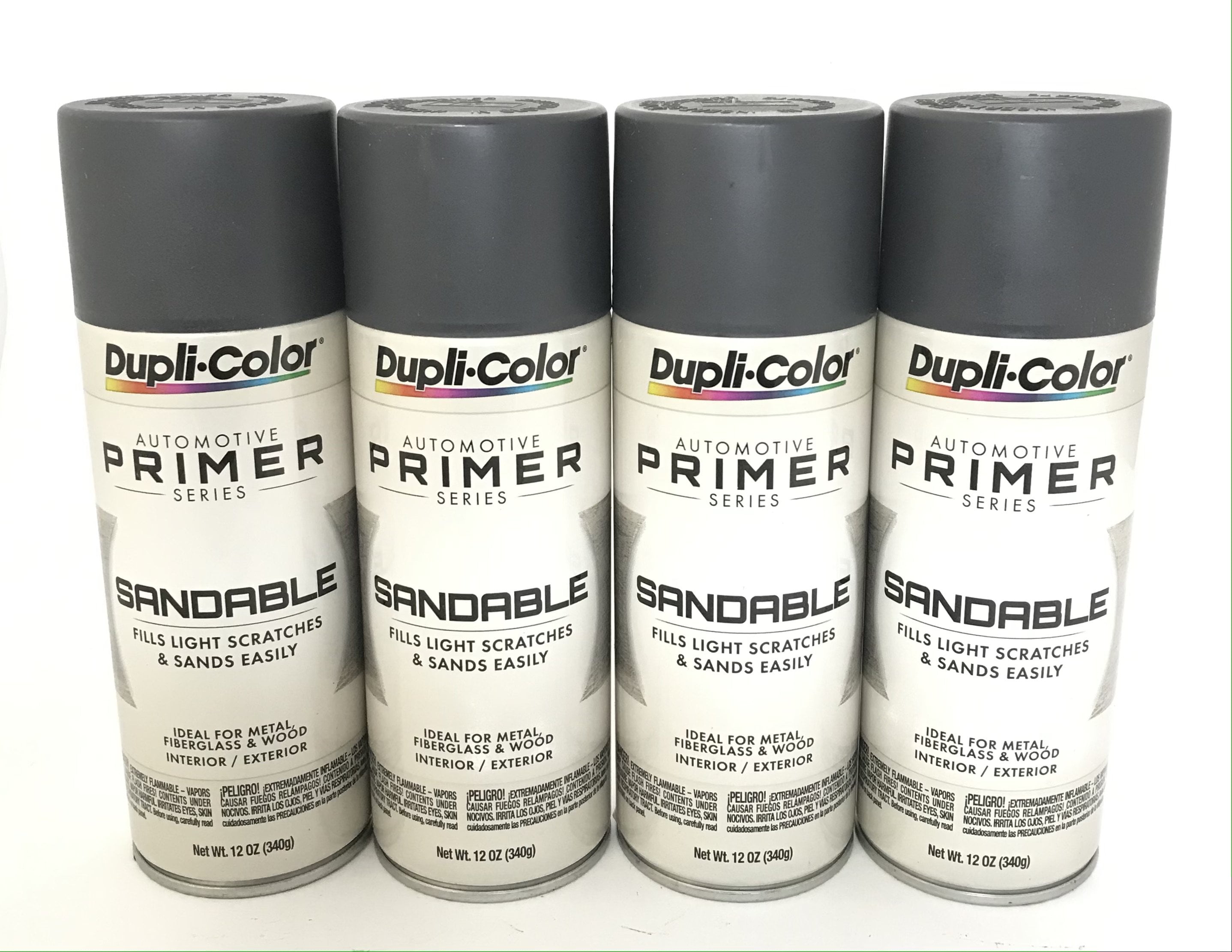 Duplicolor DAP1692-4 PACK GRAY HOT ROD Sandable Filler Primer - 12 oz ...