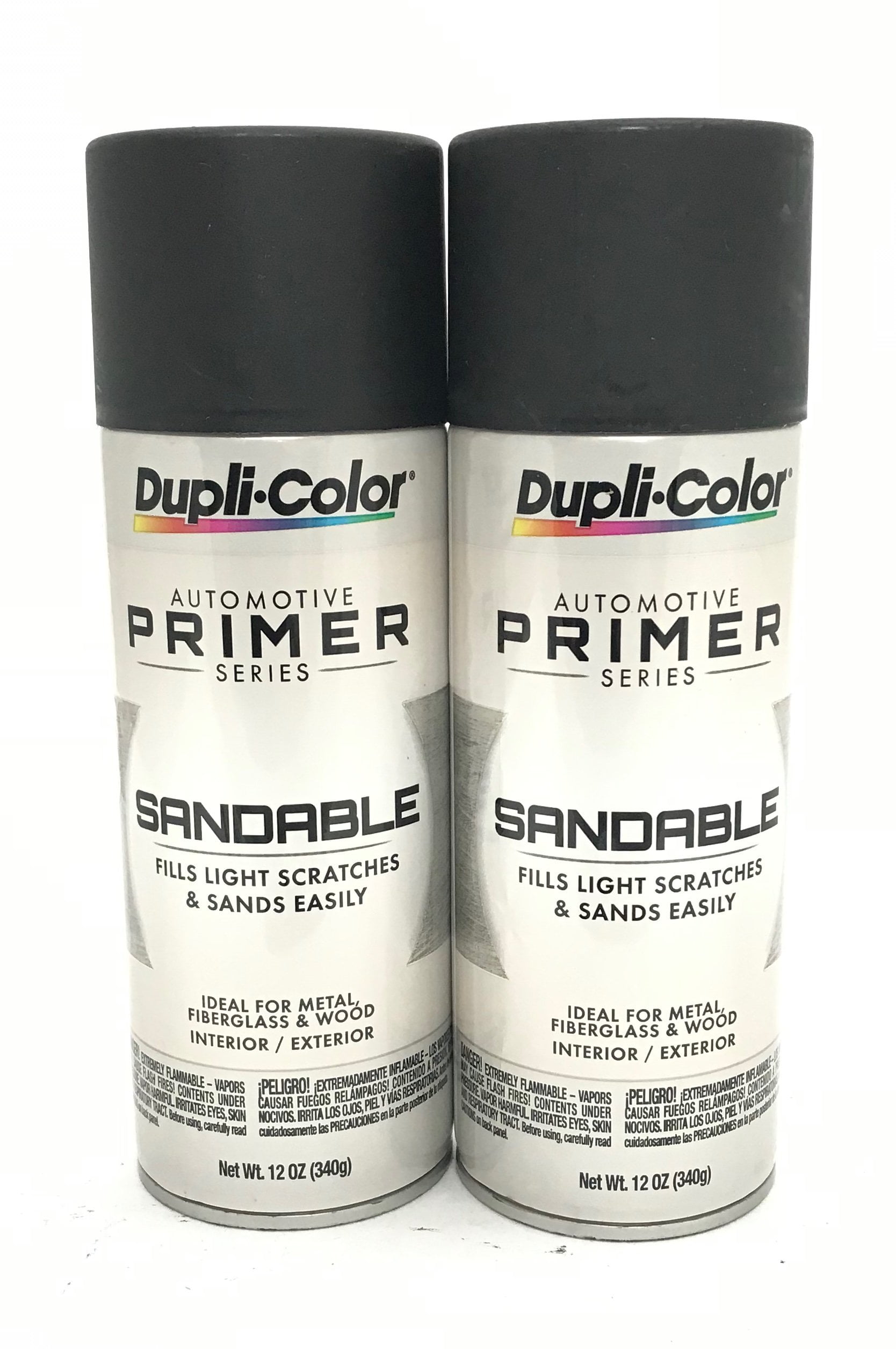 Duplicolor 2 PACK BLACK HOT ROD Sandable All-Purpose Auto Primer for ...