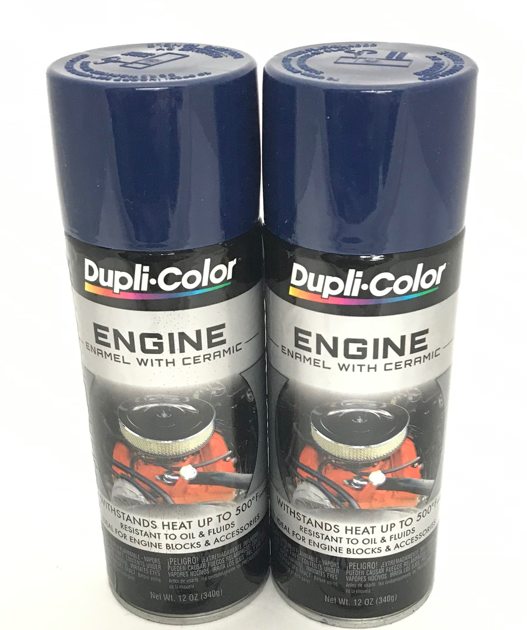 Duplicolor DE1606 - 2 Pack Engine Enamel Paint with Ceramic Ford Dark ...