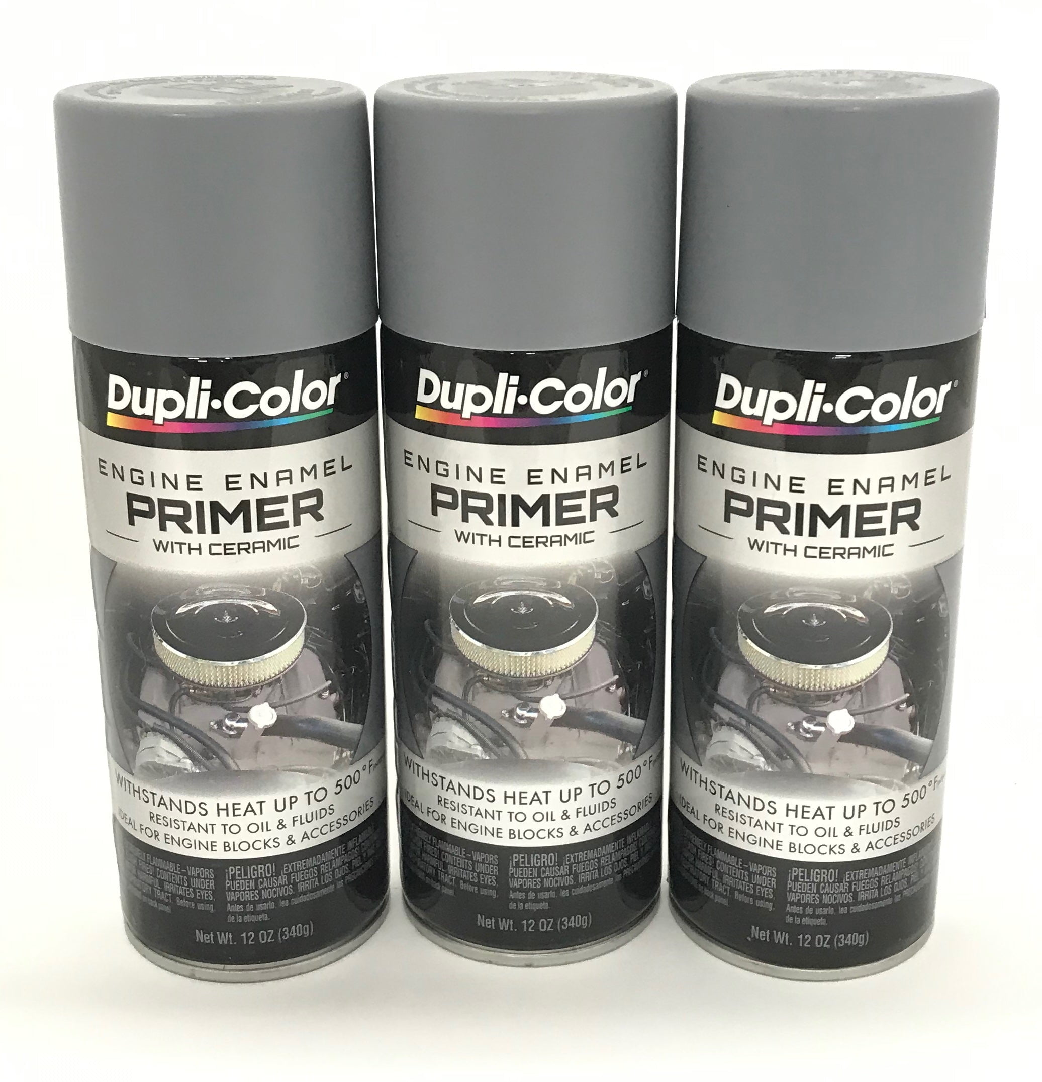 Duplicolor DE1612 - 3 Pack Engine Enamel Paint with Ceramic Gray - 12 ...