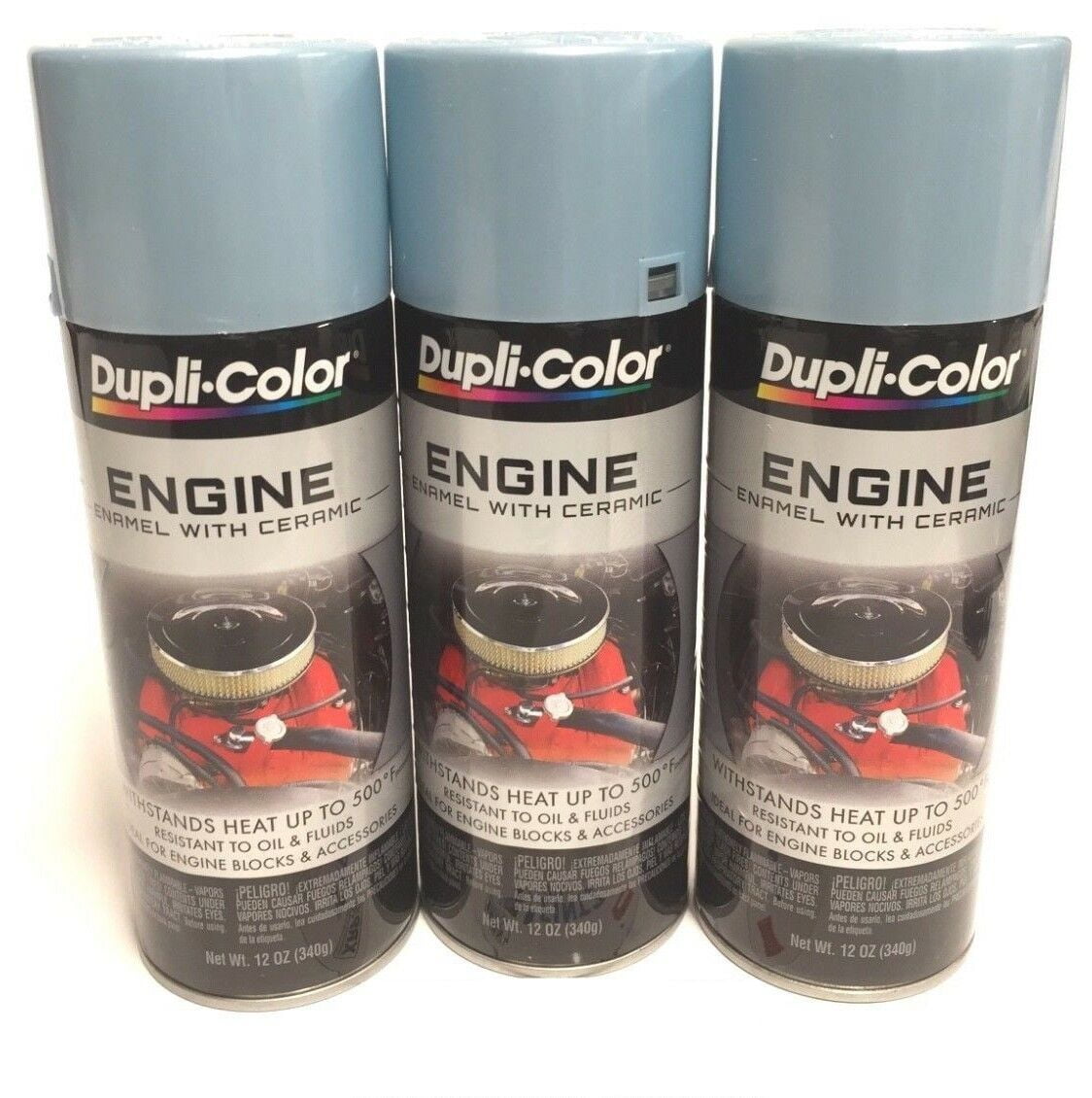 Duplicolor Automotive Spray Paint, High Heat Engine Enamel with Ceramic ...
