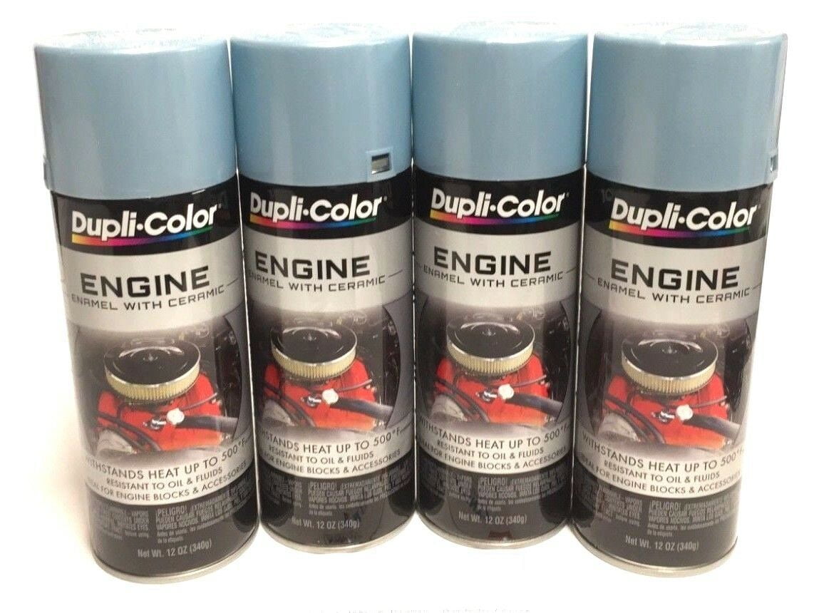 Duplicolor DE1616-4 Pack Engine Enamel with Ceramic Pontiac Blue ...