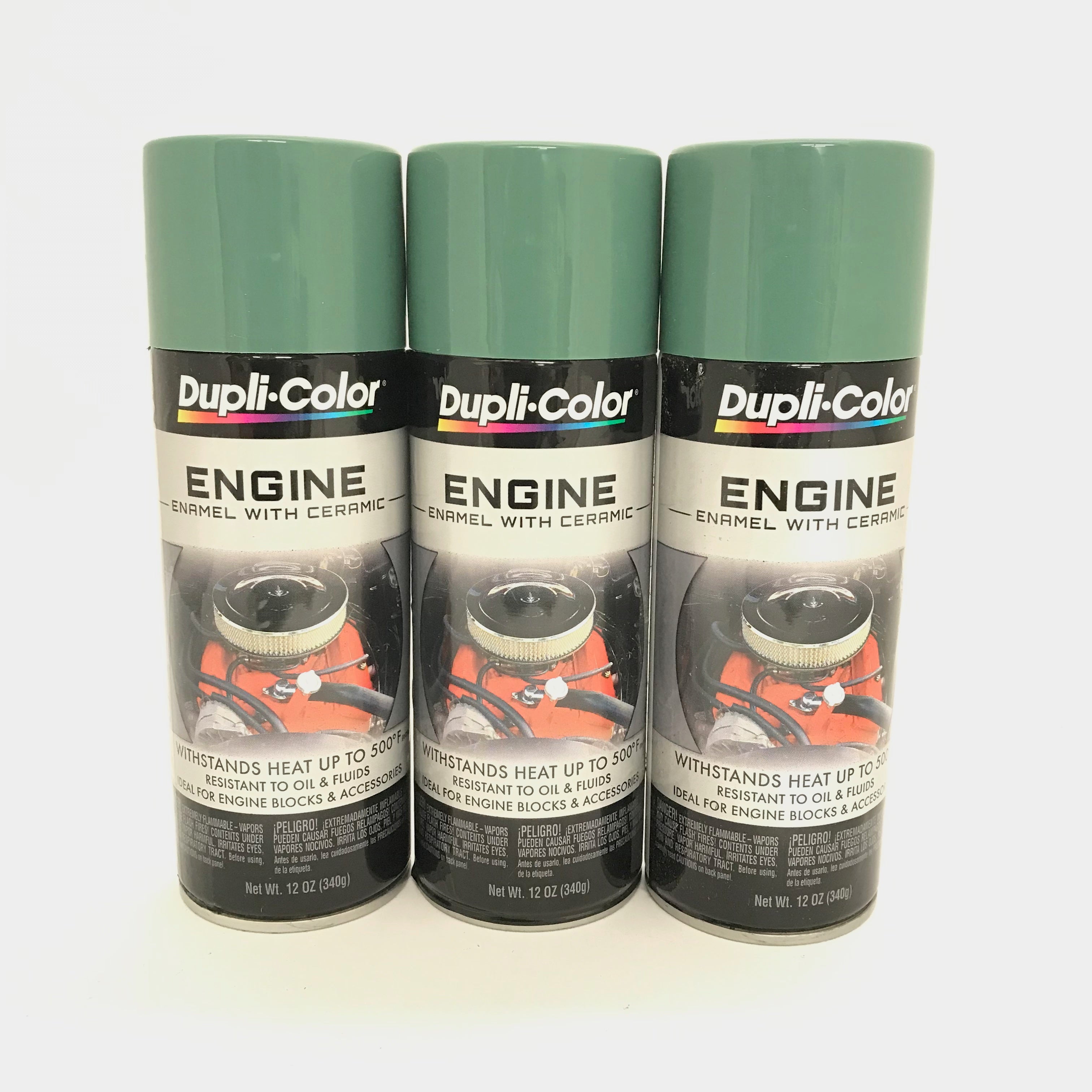Dupli Color Engine Enamel with Ceramic, Detroit Diesel Alpine Green, 12 ...