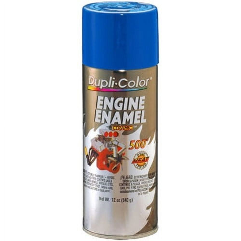 Duplicolor DE1621 Engine Enamel Paint, Old Ford Blue, 12 Oz Can ...