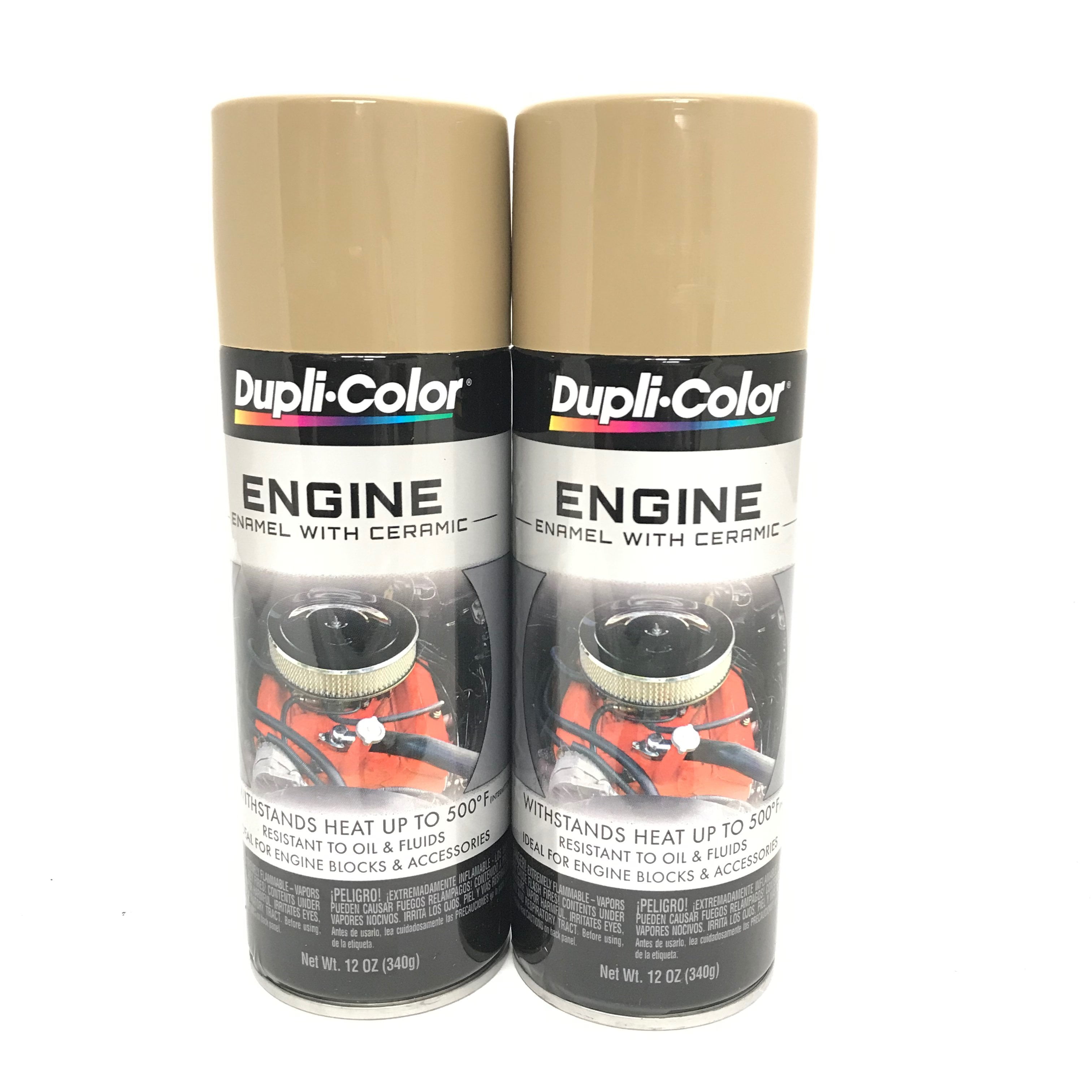 Duplicolor DE1638-2 PACK Engine Enamel Paint w/ Ceramic, CUMMINS BEIGE ...