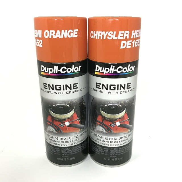 Duplicolor DE1652-2 PACK CHRYSLER HEMI ORANGE Engine Enamel with ...