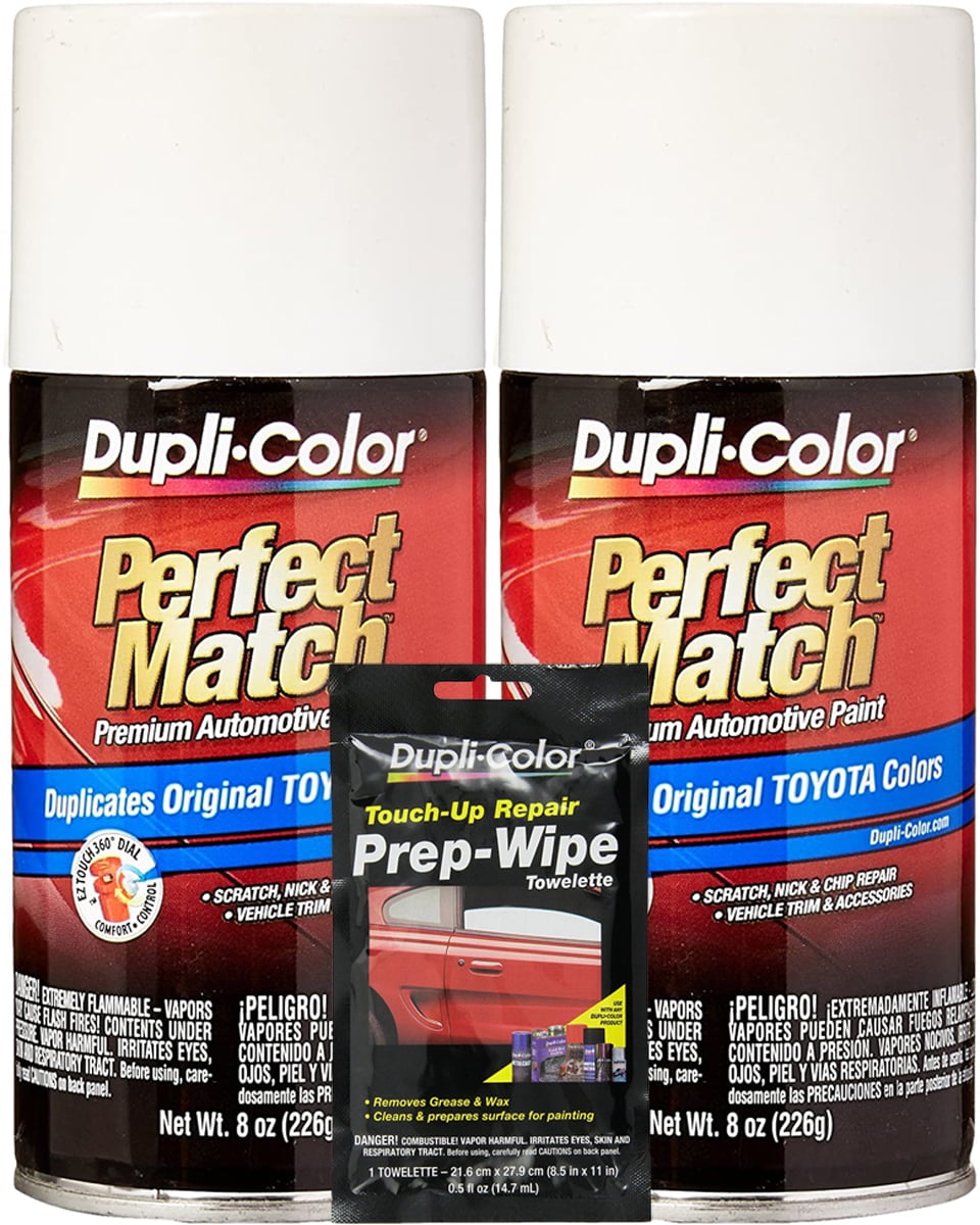 Duplicolor Exact-Match Automotive Paint Matches Toyota White (8 oz ...