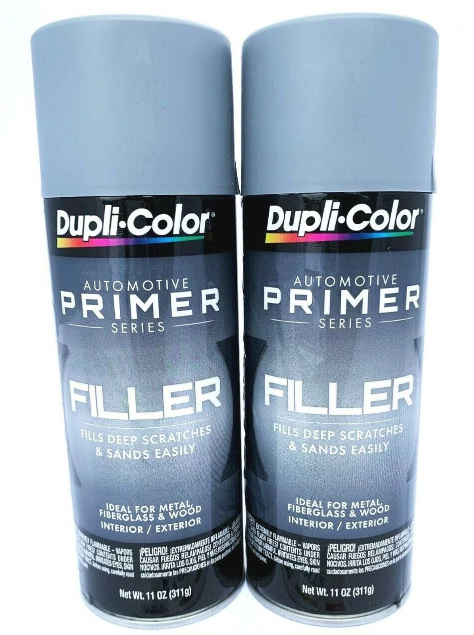 Duplicolor FP101-2 PACK Gray Filler Automotive Primer - 11 oz Aerosol ...