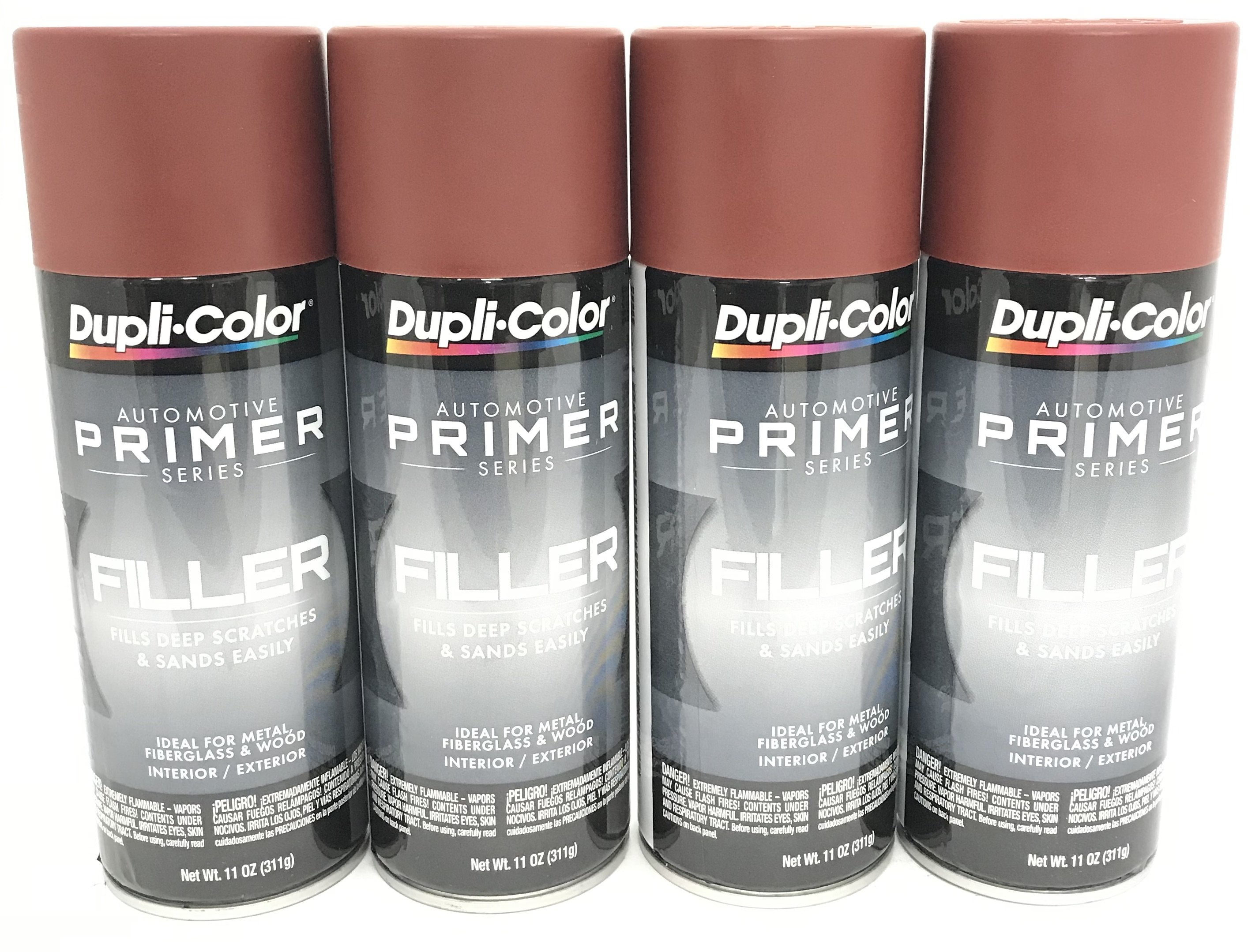 Duplicolor FP102-4 PACK Red Filler Primer - 11 oz Aerosol Can - Walmart.com
