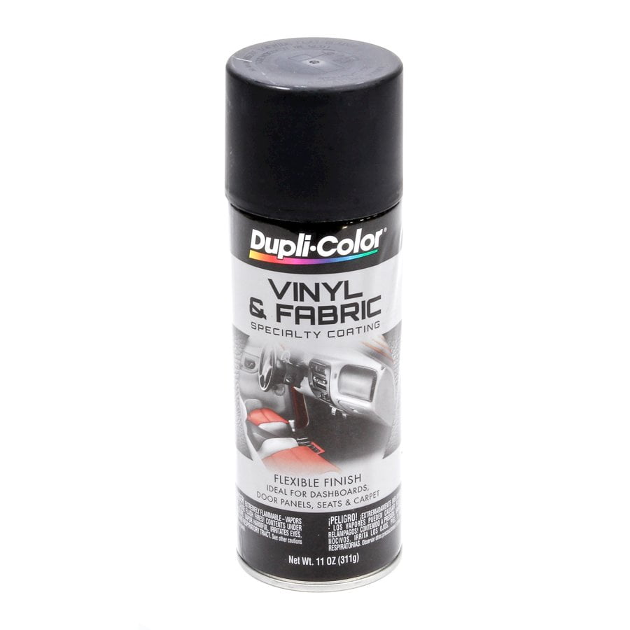 Duplicolor Flat Black Vinyl & Fabric Spray Paint HVP106 for Car ...