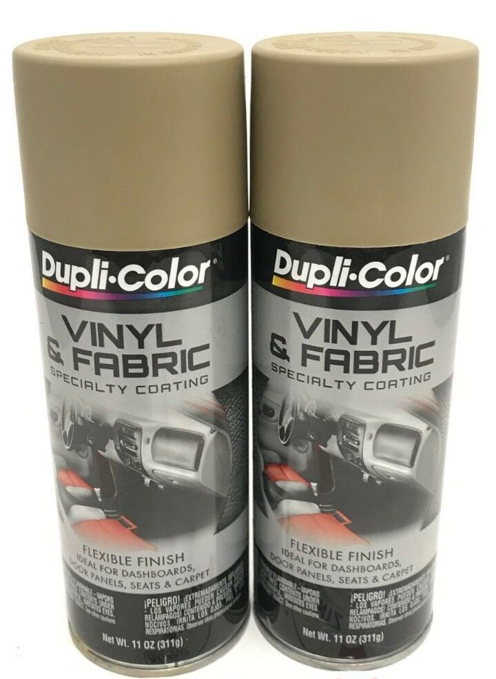 Duplicolor HVP108 - 2 Pack Vinyl & Fabric Spray Paint Desert Sand - 11 ...