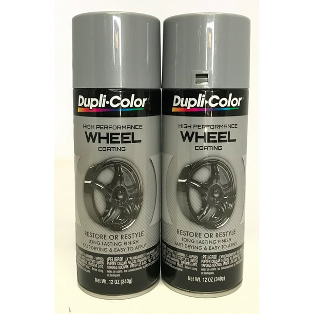 Duplicolor HWP101 - 2 Pack Wheel Coating Spray Paint Silver - 12 oz ...