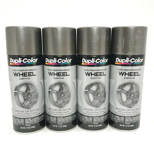Duplicolor HWP102 - 4 Pack High Temp Wheel Coating Spray Paint for ...
