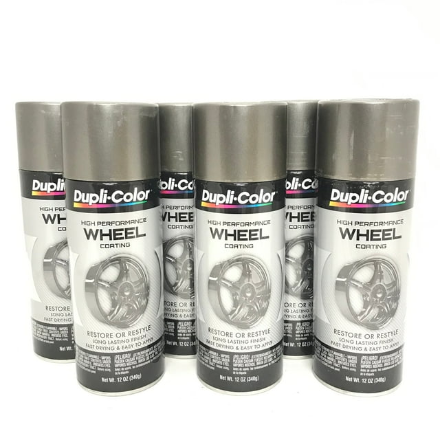 Duplicolor HWP102 Graphite Wheel Coating Spray Paint for Automotive ...