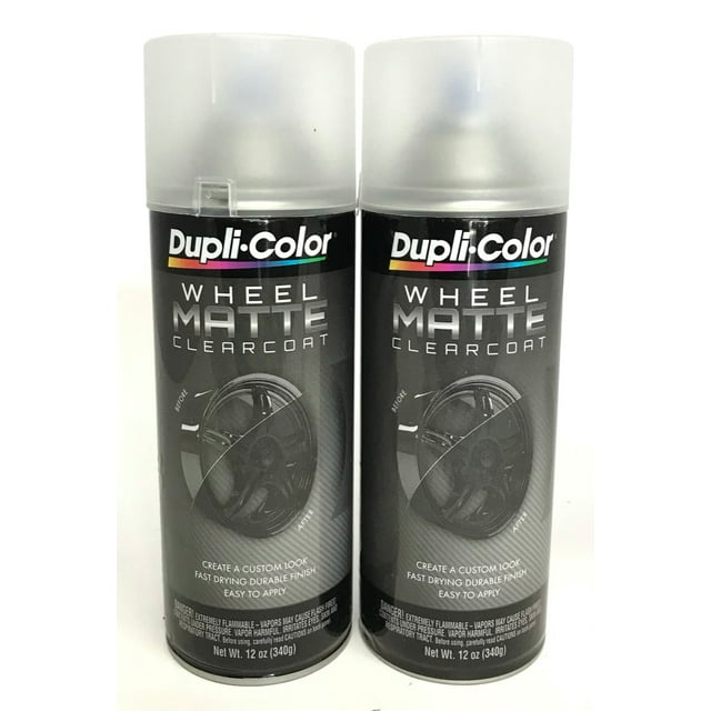 Automotive Duplicolor HWP106 - 2 Pack Matte Clear Wheel Coating Spray ...