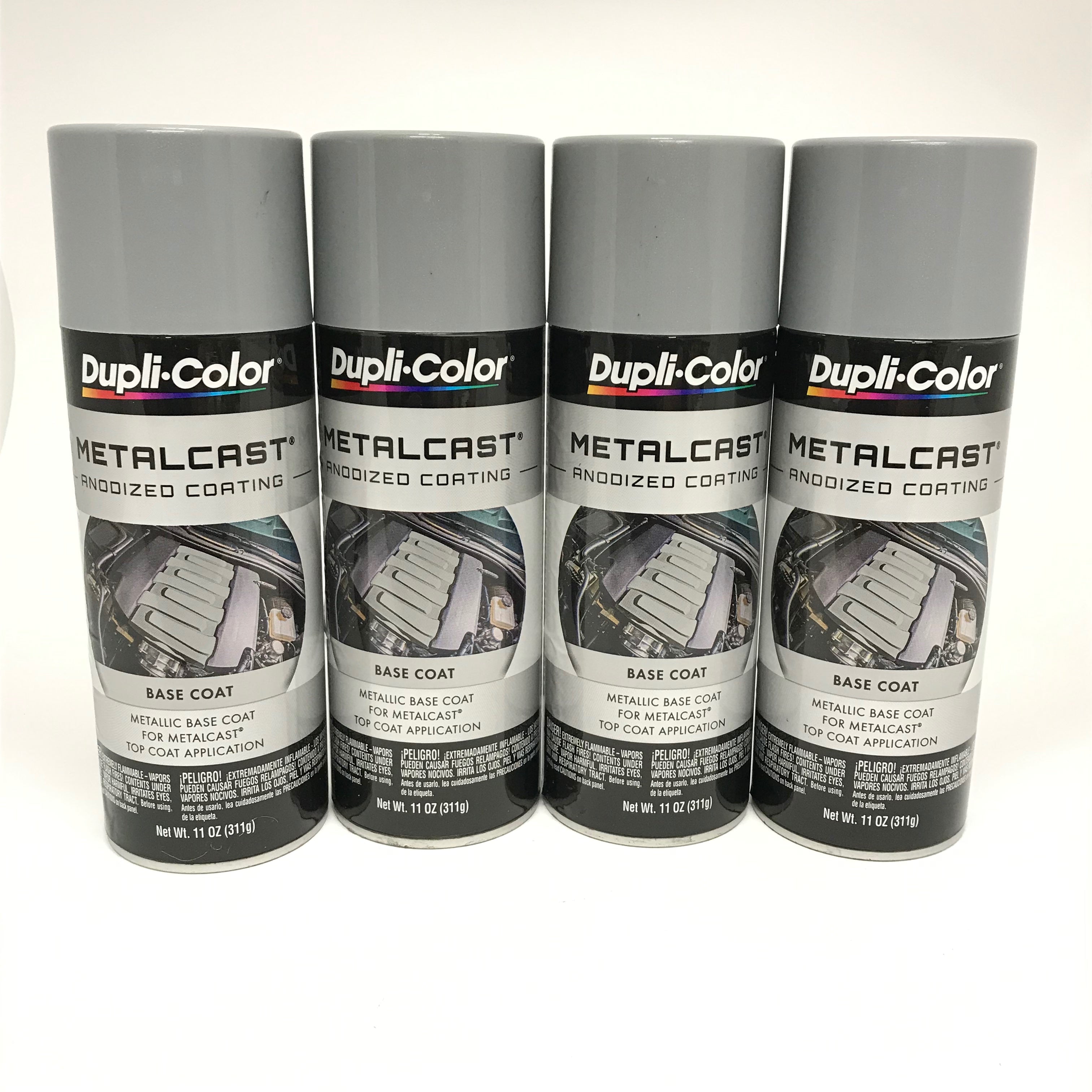 Duplicolor MC100 - 4 Pack Metalcast Bright Metal Coat Anodized ...
