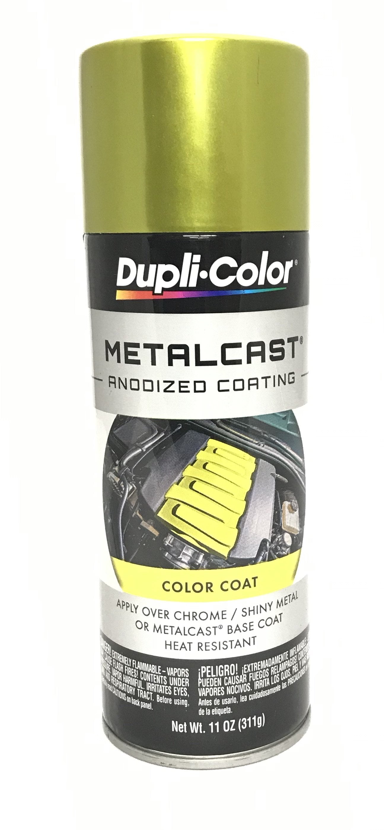 Duplicolor MC202 MetalCast YELLOW Anodized Heat Resistant Coat - 11oz ...