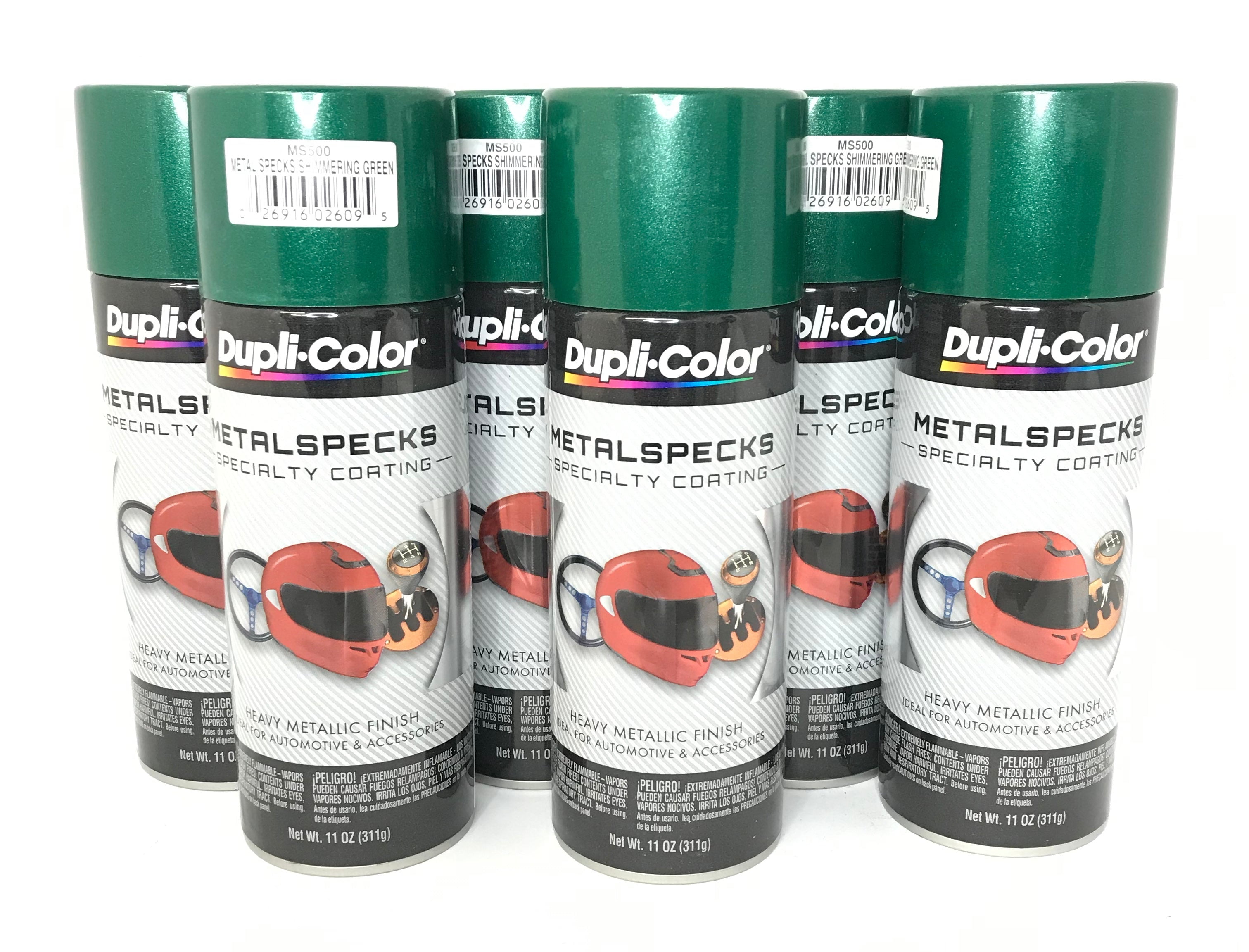 Duplicolor MS500-6 PACK SHIMMERING GREEN Metalspecks Specialty Coating ...