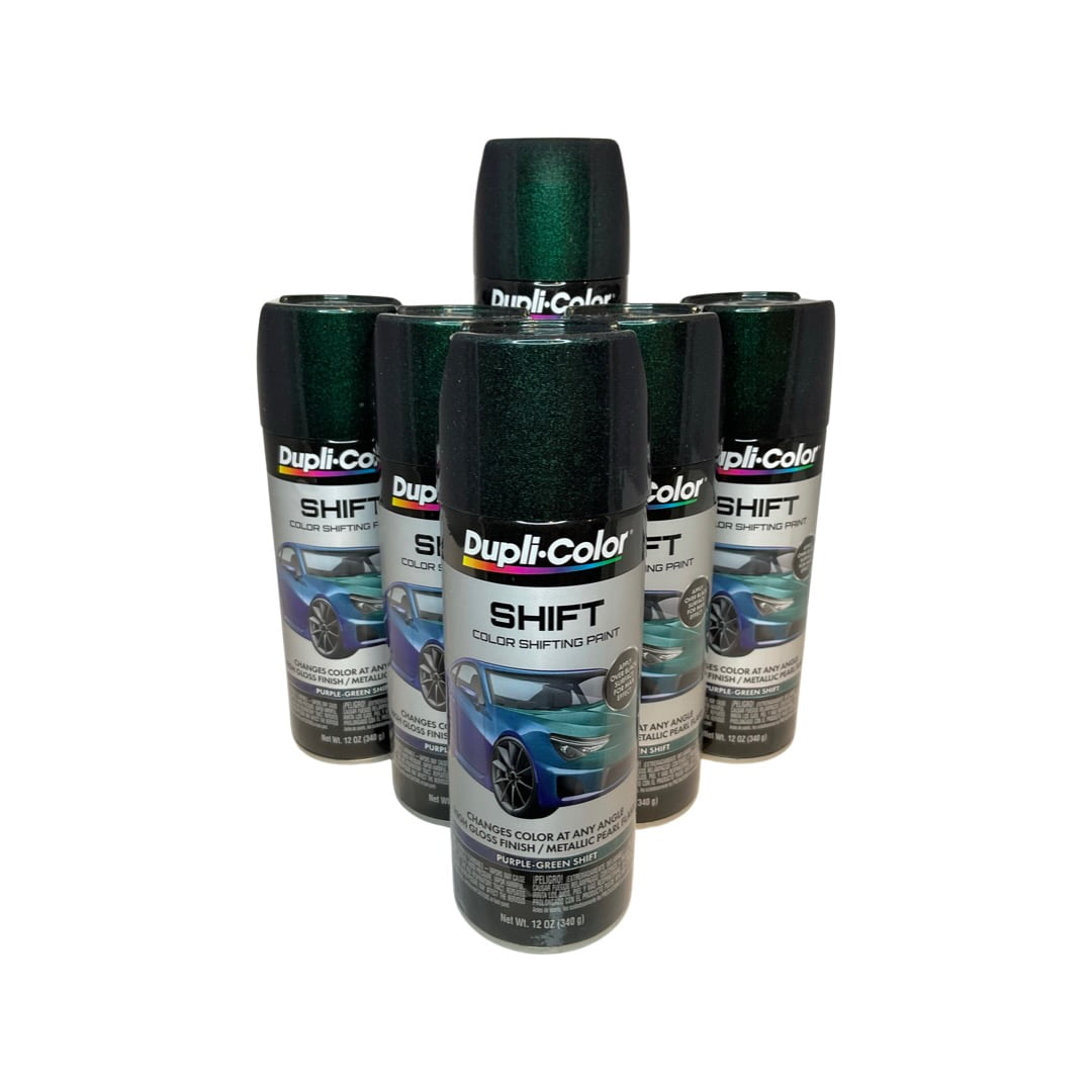 Duplicolor SH500 - 6PK Purple-Green Color Shifting Spray Paint - 12 oz ...