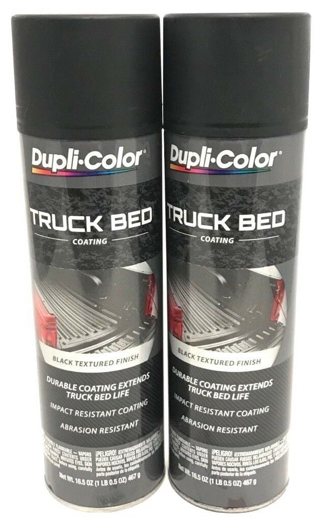 Duplicolor TR250 - 2 Pack Black Truck Bed Coating Spray Paint - 16.5 oz ...