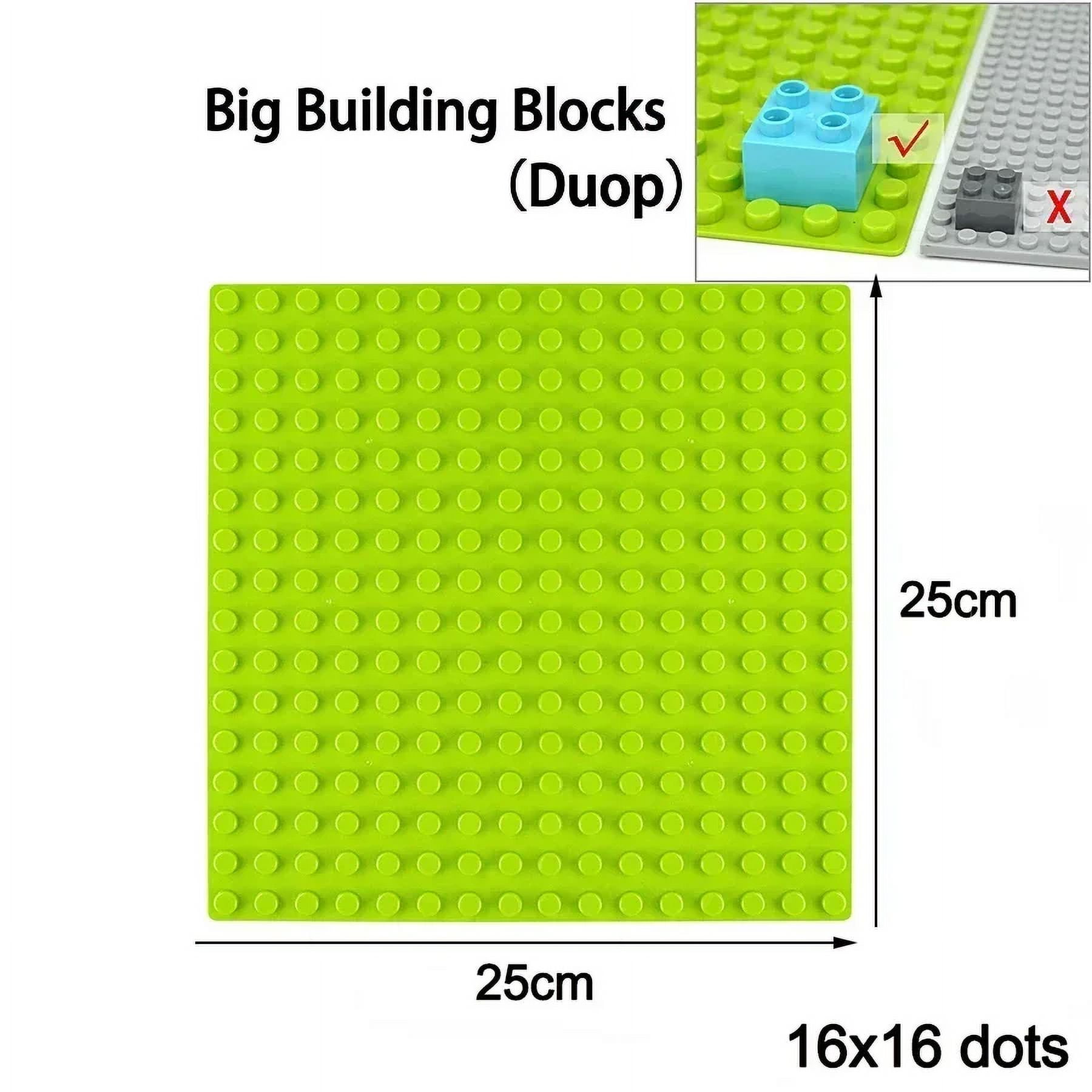 Duploes Big Size Baseplate 16x16 Dots Bricks Assembly Plates Large ...