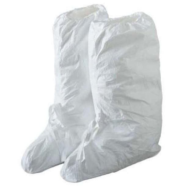 Dupont Boot Covers,Serged,White,L,PK100 IC457SWHLG01000B - Walmart.com