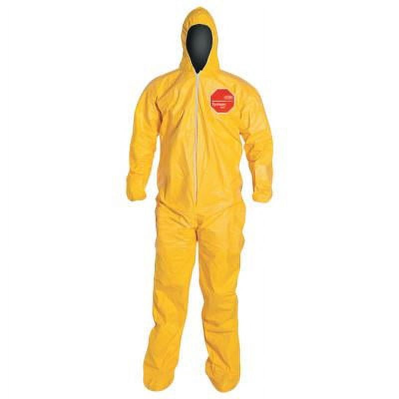 Dupont Coveralls,6XL,Ylw,Tychem 2000,PK12 QC122BYL6X001200 - Walmart ...
