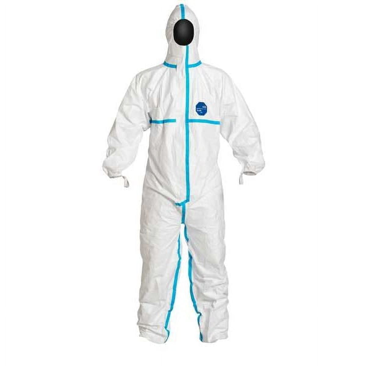 Dupont Hooded Coveralls,XL,Wht,Tyvek 600,PK25 TY198TWHXL0025PI ...