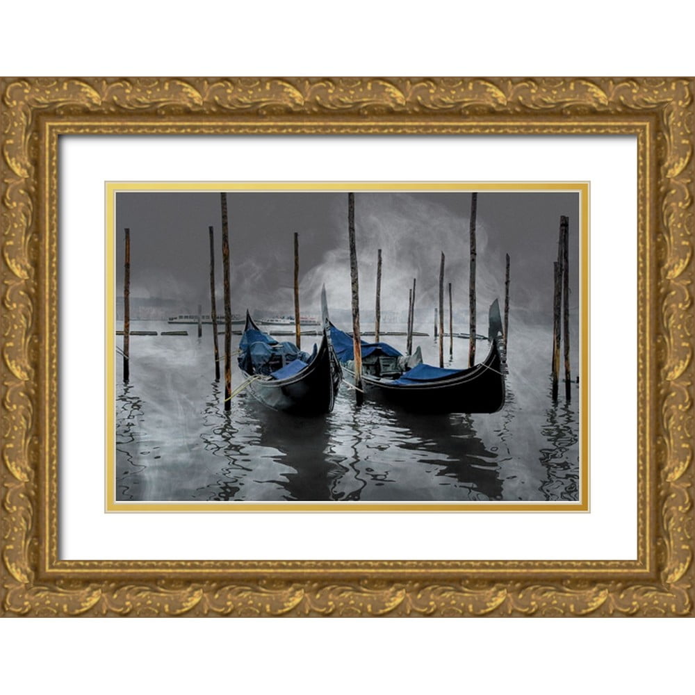 Dupont, Isabelle 32x23 Gold Ornate Wood Framed with Double Matting ...