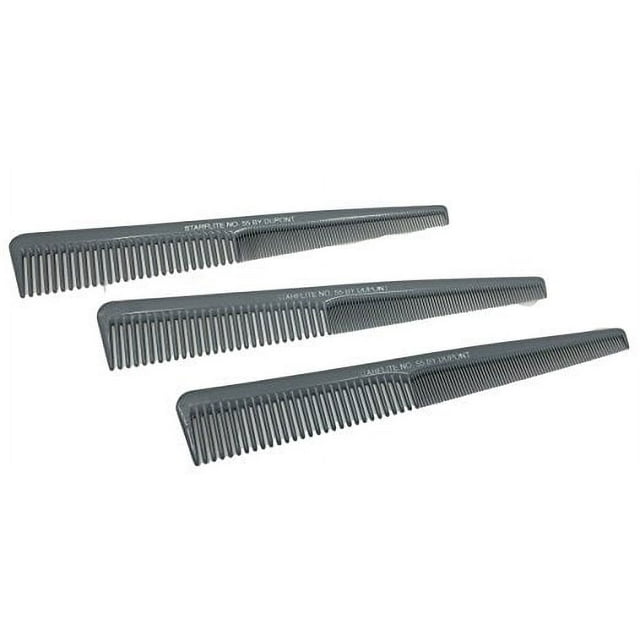 Dupont Starflite Barber Comb #55 - 3 Pack - Walmart.com