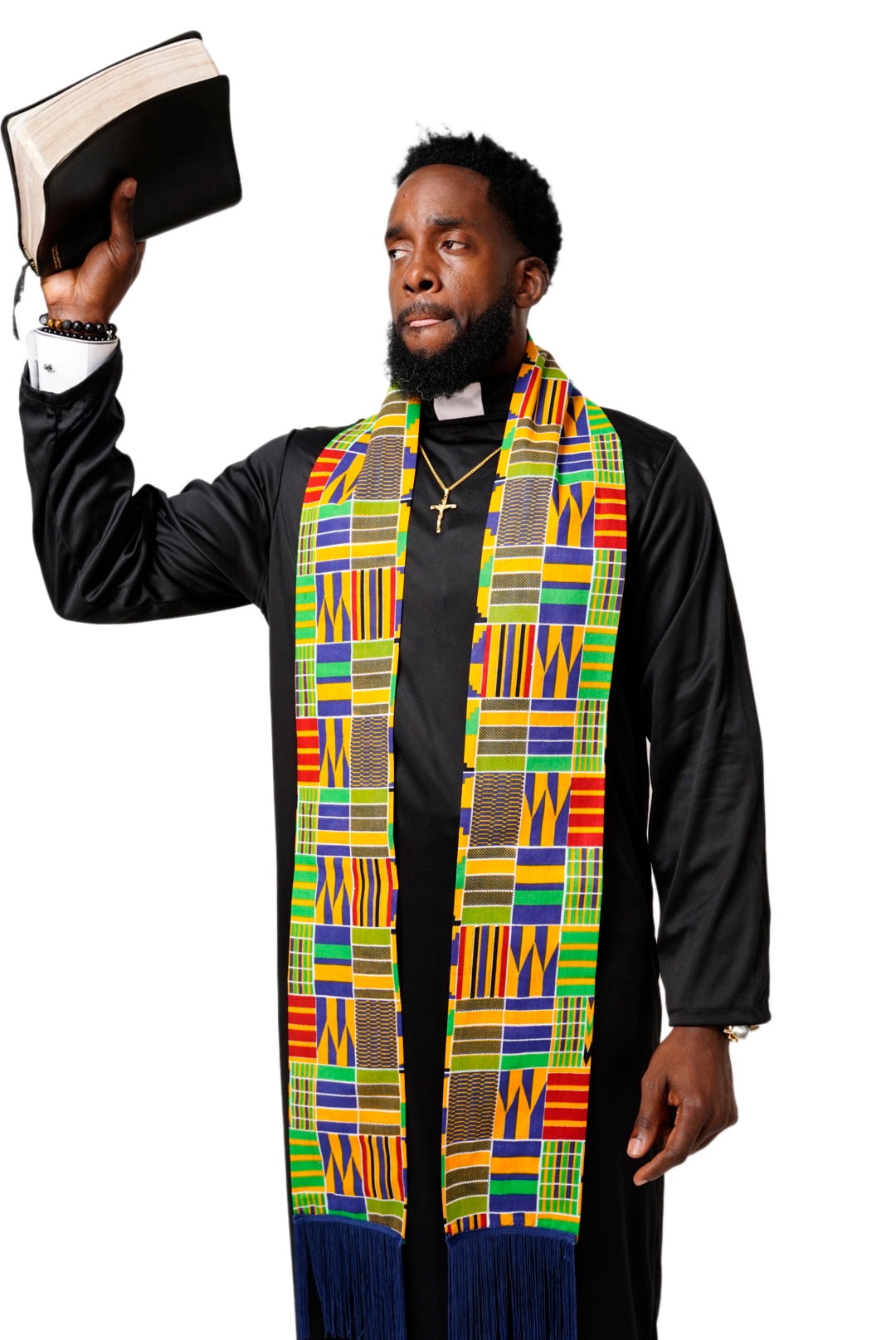 Dupsie's Kente African Print Church Clergy Pastor Choir Stole/Sash with ...