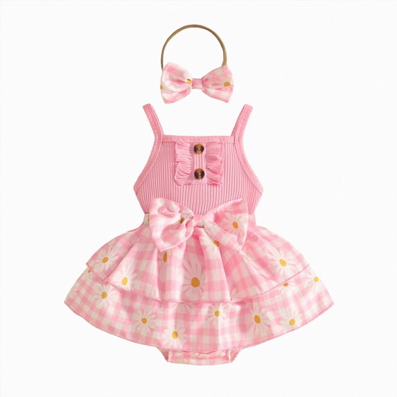 Duqingm Baby Girl Clothes 3 6 9 12 18 Months Newborn Ruffle Floral ...