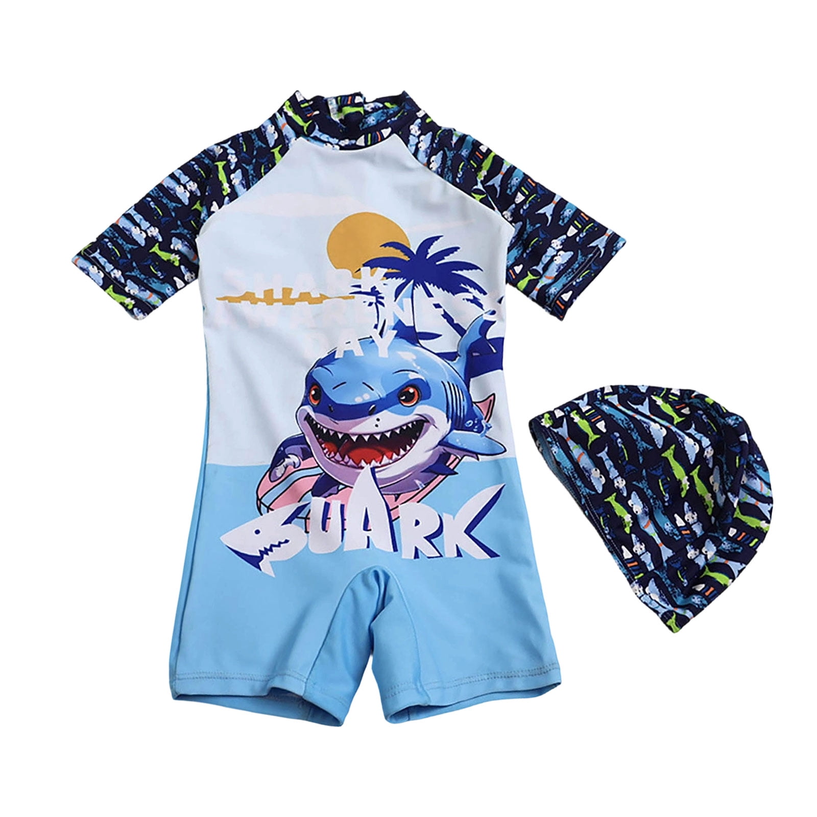 Duqingm Baby Toddler Girls Boys Float Suit One Piece Cartoon Short ...