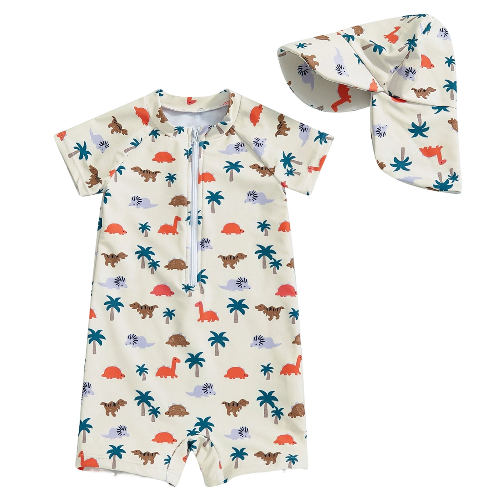 Duqingm Baby Toddler Girls Boys Float Suit One Piece Cartoon Short ...