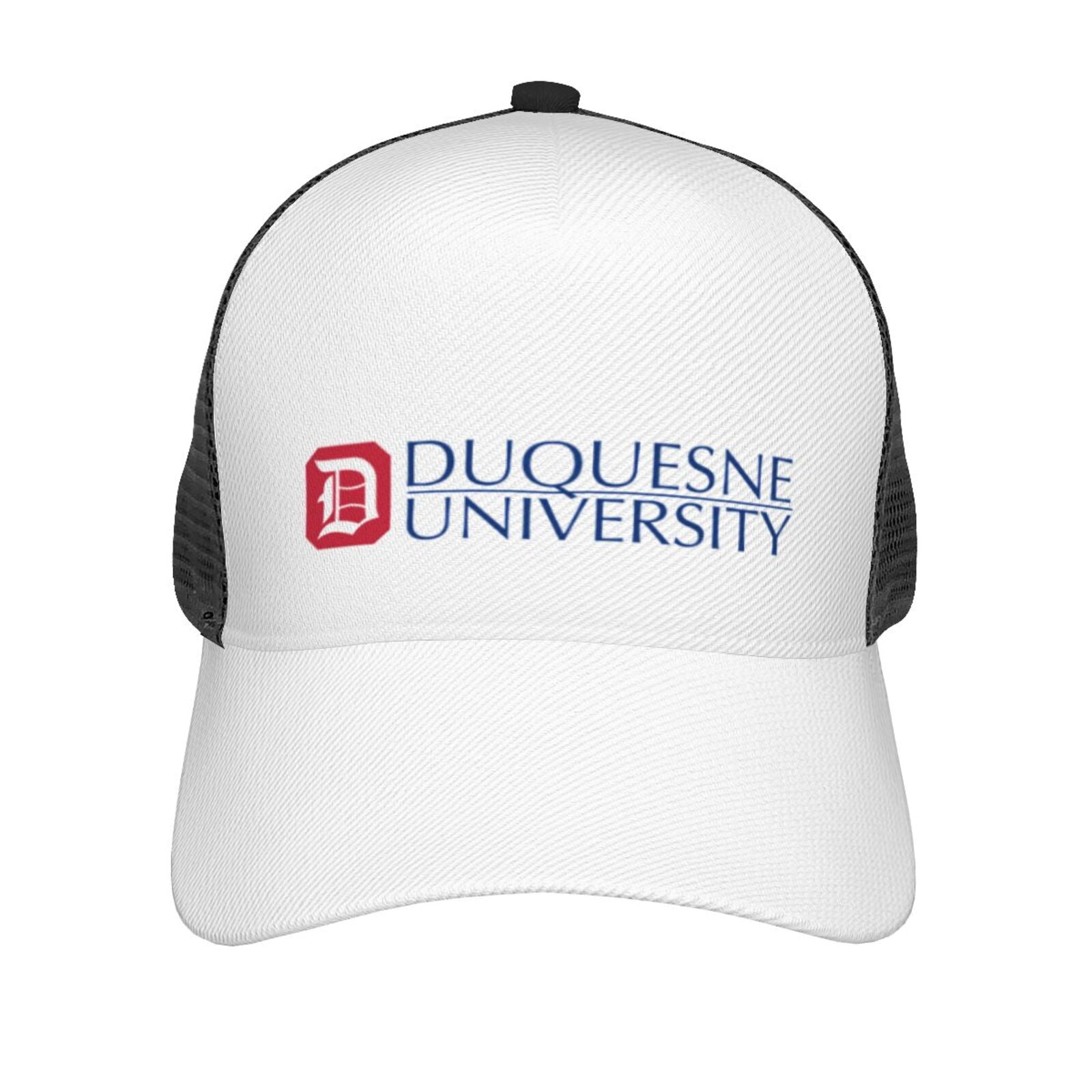Duquesne University Logo Curved Brim Mesh Baseball Cap Casual Sun Hat ...