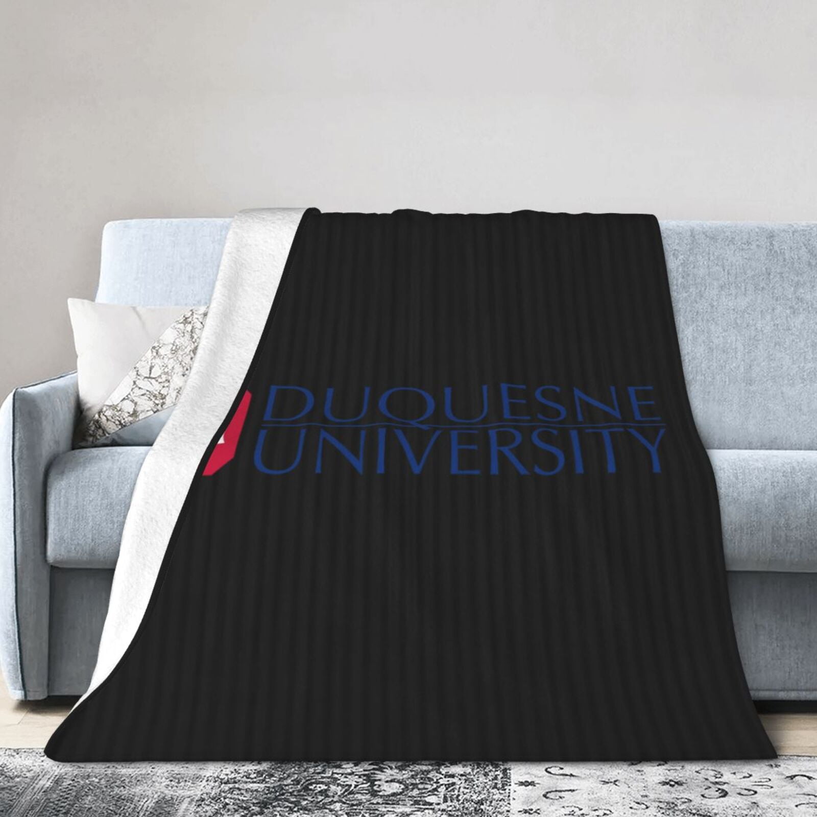 Duquesne University Ultra-Soft Micro Fleece Blanket Multi-Size Flannel ...