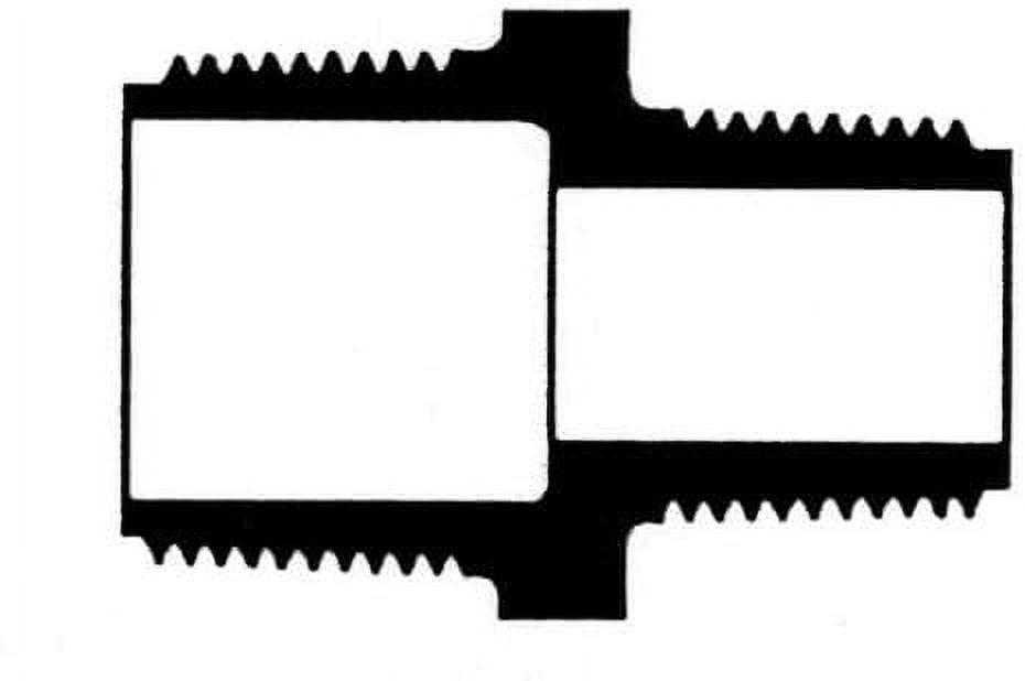 Dura 1" x 1/2" Reducing SCH 80 Molded Nipple/Riser - Walmart.com
