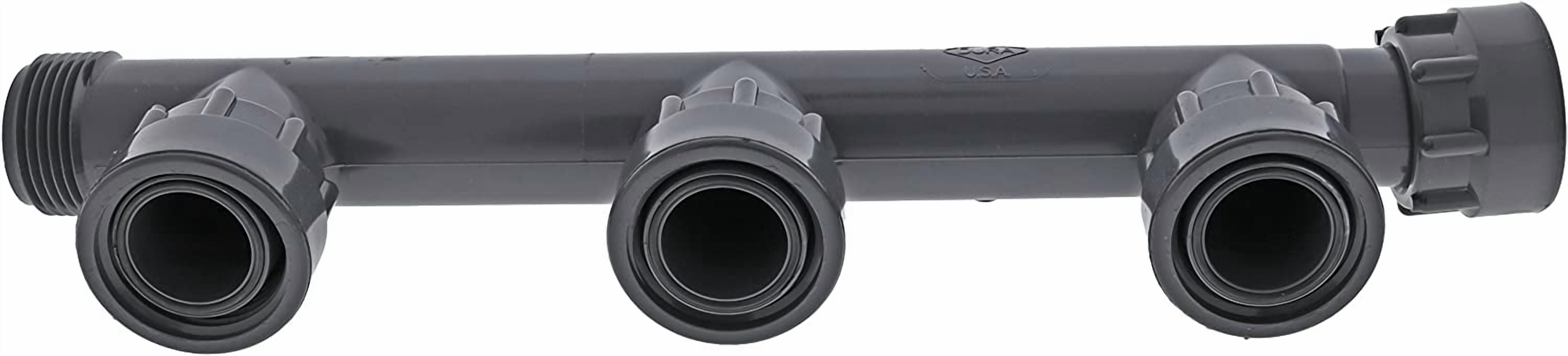 Dura 301-020-3 Multiport Triple Swivel Tee for Sprinkler Manifold ...