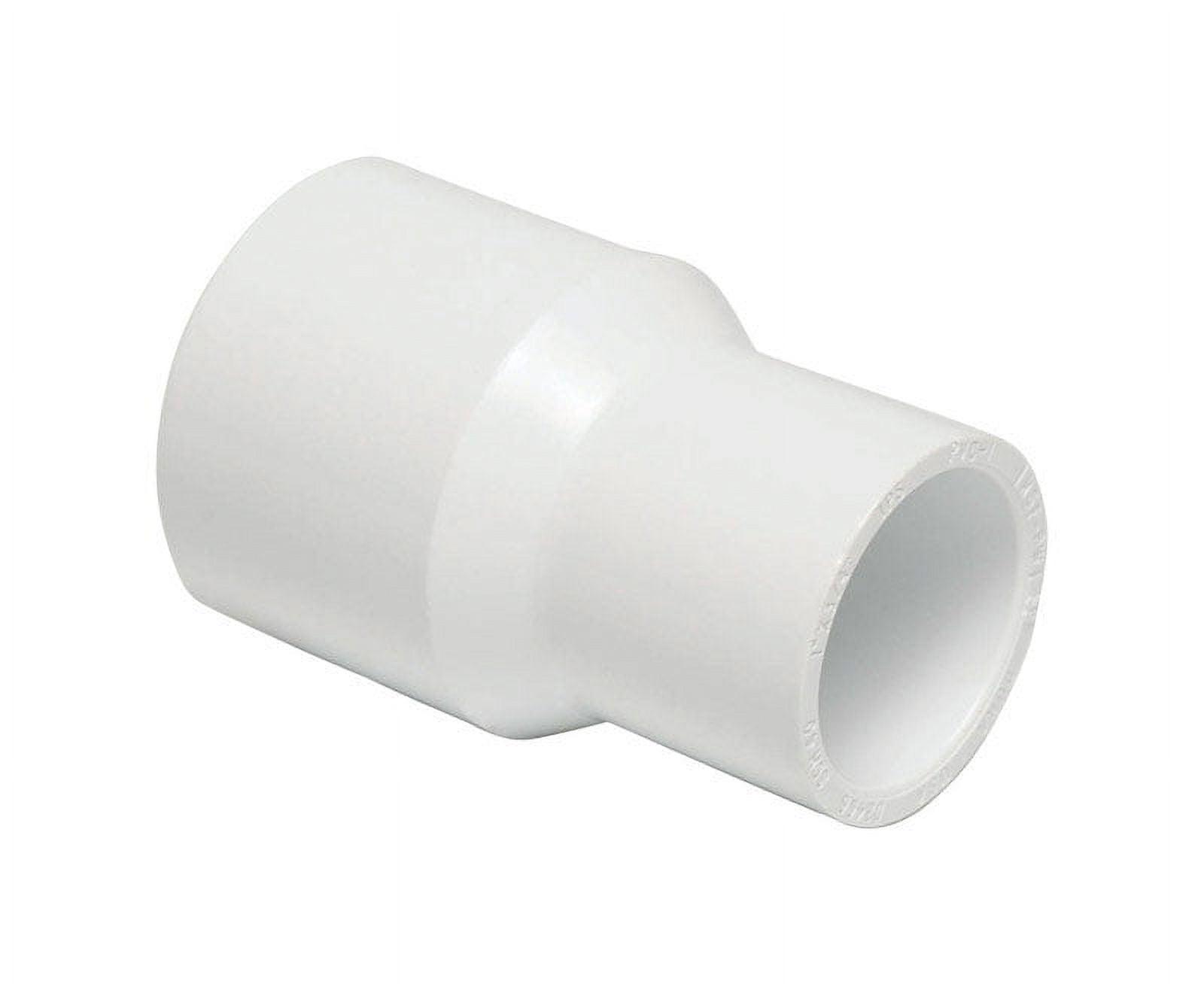 Dura 4696373 2 in. Slip x 1.5 in. Dia. Slip Schedule 40 PVC Coupling ...