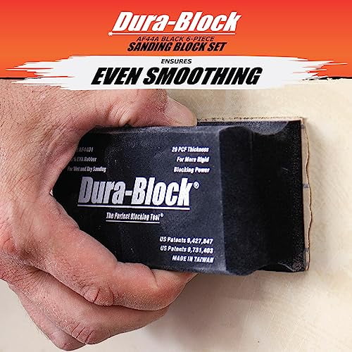 Dura-Block Set 6pc - Flexible EVA Foam Wet or Dry Autobody Sanding ...