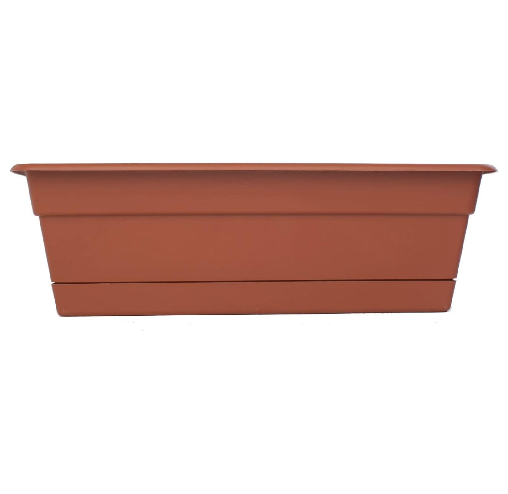 Dura Cotta Window Box Planter: 18" - Terra Cotta- with Tray ...