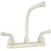 Dura Faucet Two Handle RV Kitchen Faucet w/Smoked Acrylic Knobs ...