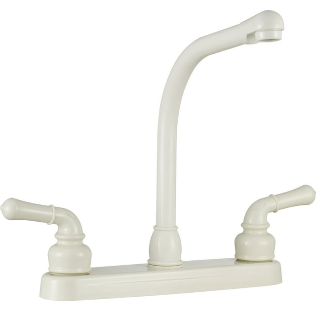 Dura Faucet Classical Hi-Rise RV Kitchen Faucet - Bisque Parchment ...