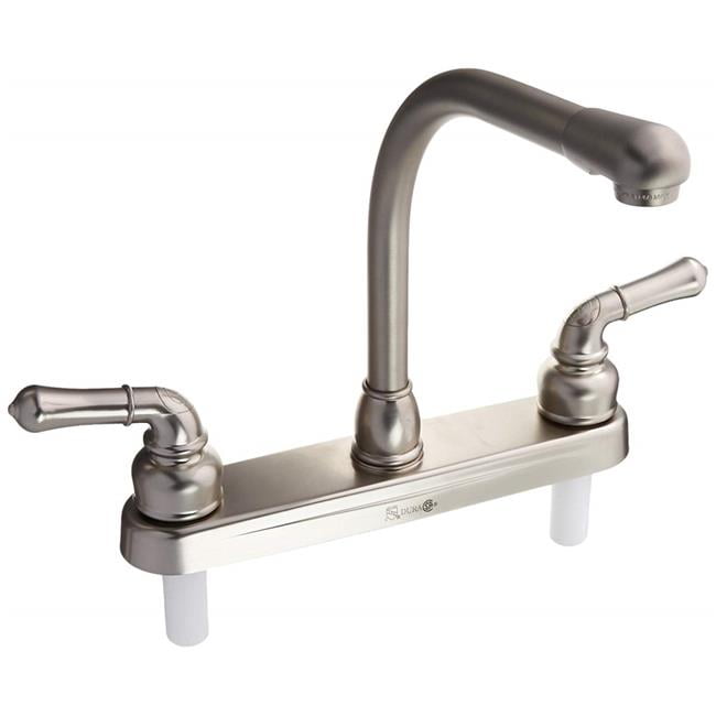 Dura Faucet Classical Hi-Rise RV Kitchen Faucet - Brushed Satin Nickel ...