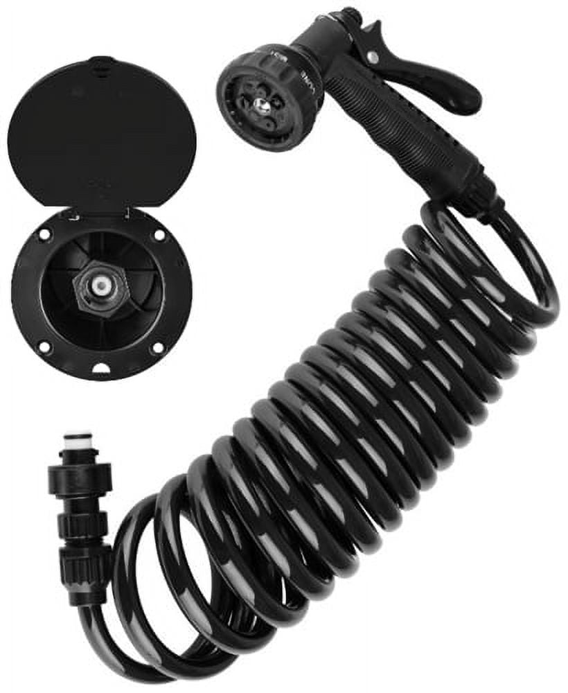 Dura Faucet DF-SA188-BK Exterior Spray Dock Kit With Multi-Spray Hose ...