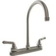 Dura Faucet RV Kitchen Faucet, J-Spout, Brushed Satin Nickel - Walmart.com