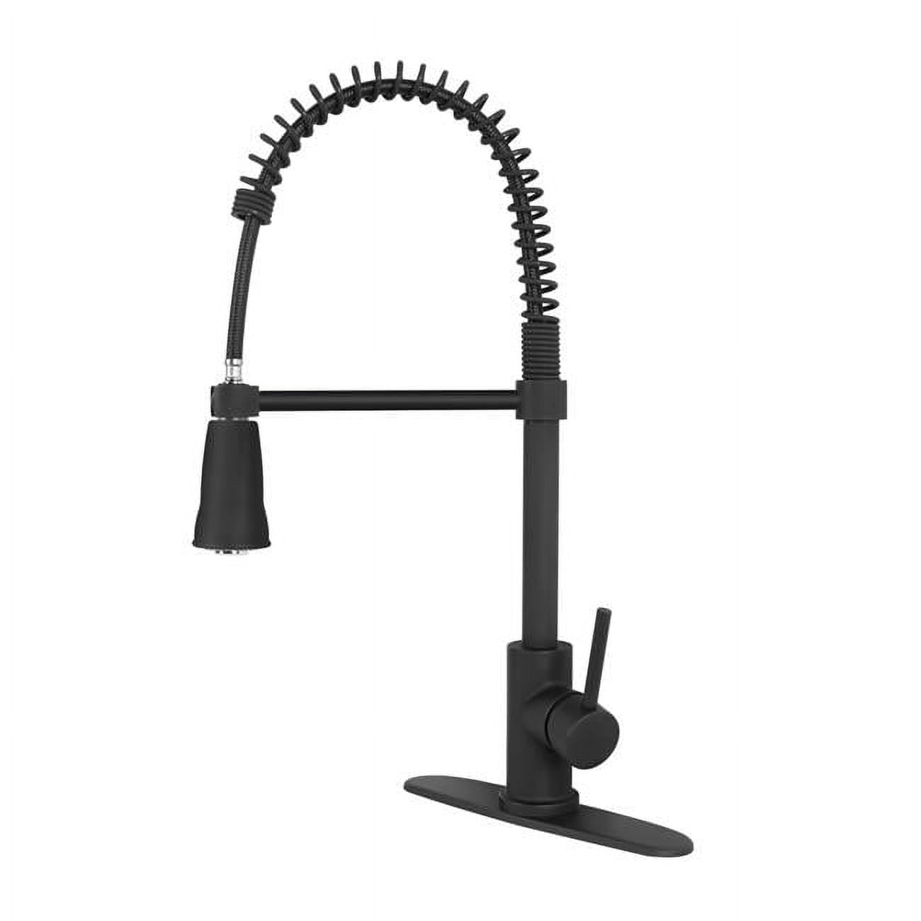 Dura Faucet MK504SLKMB Streamline Coil Pull-Down RV Kitchen Faucet ...