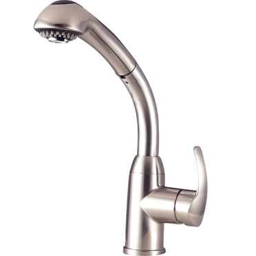 Dura Faucet J-Spout RV Kitchen Faucet for Camper, Mobile Home - Chrome ...